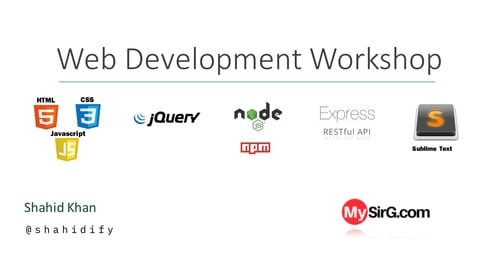 Web Development Workshop