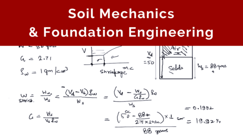 Soil Mechanics & Foundation Engineering Video Courses APSEd